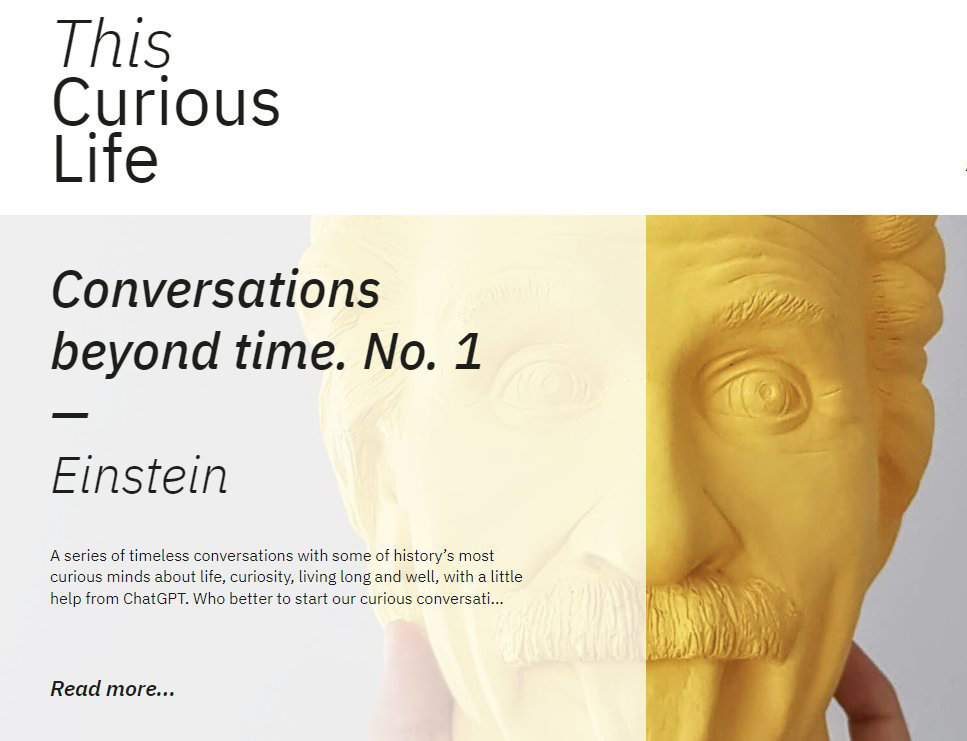 This Curious Life - A New Storytelling Platform - National Innovation ...